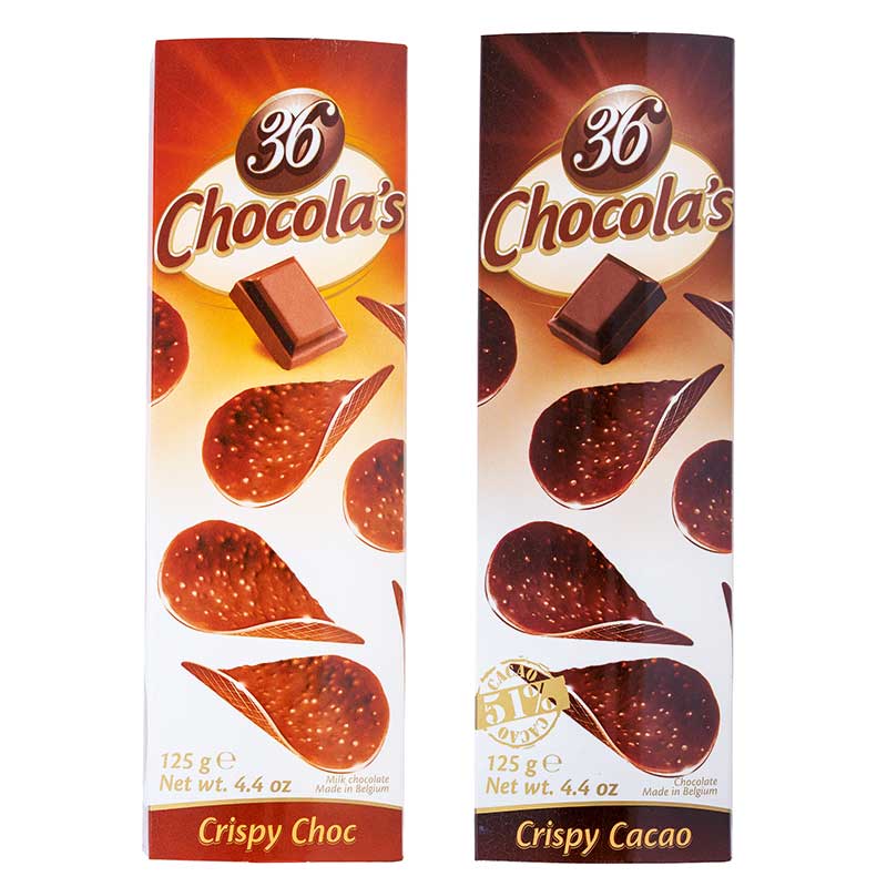 Elvi / ŠOKOLĀDES ČIPŠI 36 CHOCOLA’S