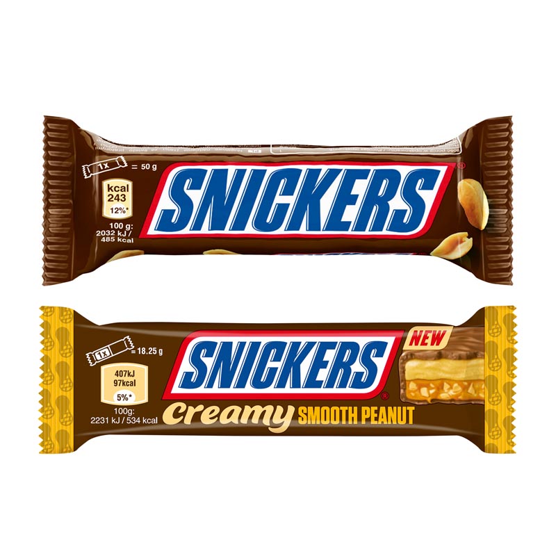 Elvi / ŠOKOLĀDES SNICKERS