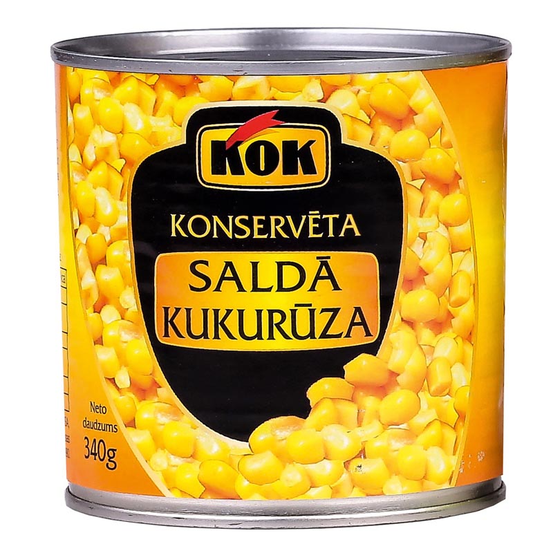 Elvi / KONSERVĒTA KUKURŪZA KOK