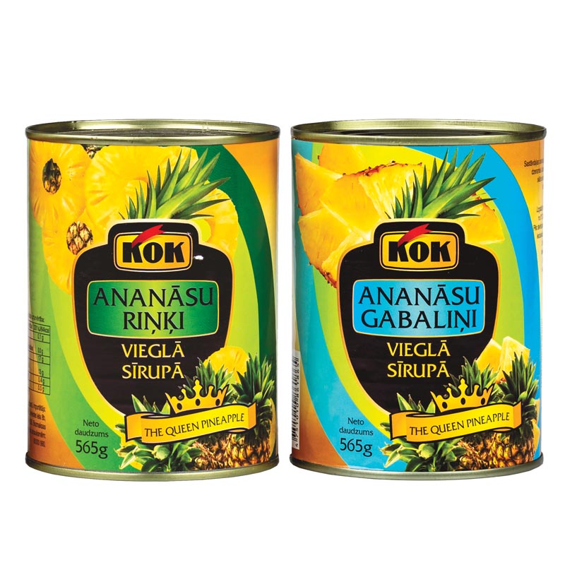 Elvi / ANANASI SĪRUPĀ KOK