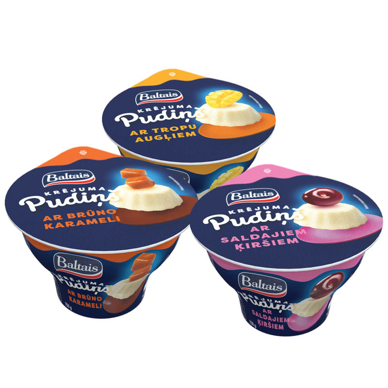 Elvi / KRĒJUMA PUDIŅŠ BALTAIS