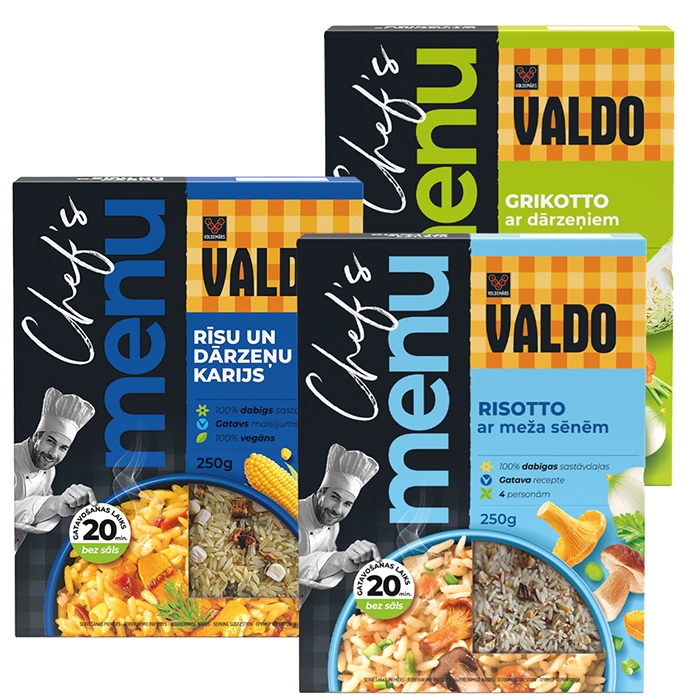 Elvi / GRAUDAUGU MAISĪJUMIEM VALDO CHEF’S MENU