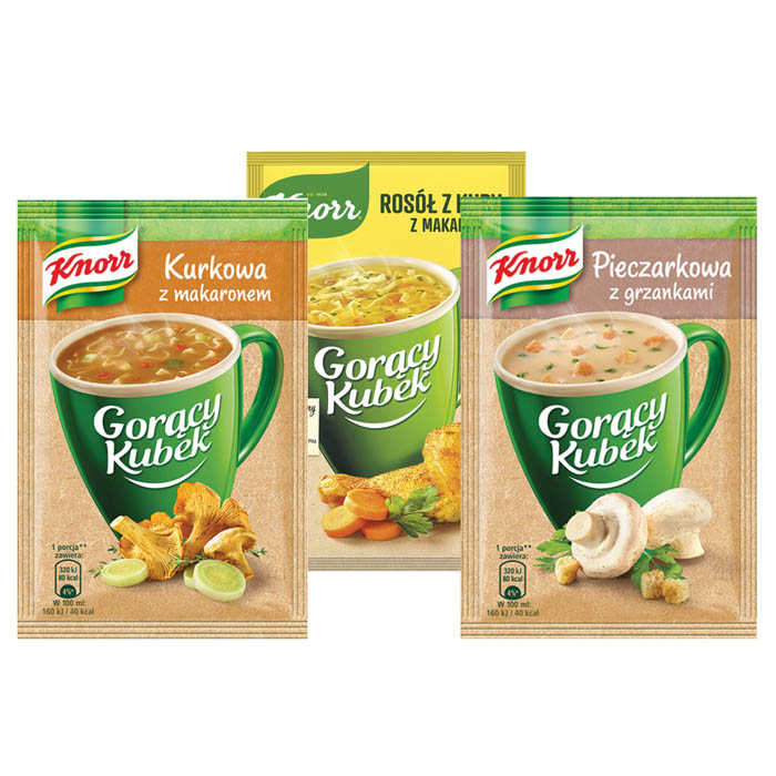 Elvi / ĀTRI PAGATAVOJAMĀS ZUPAS KNORR